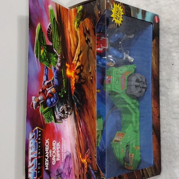 Mattel | Toys | Nib Masters Of The Universe Mekaneck And Ground Ripper ...